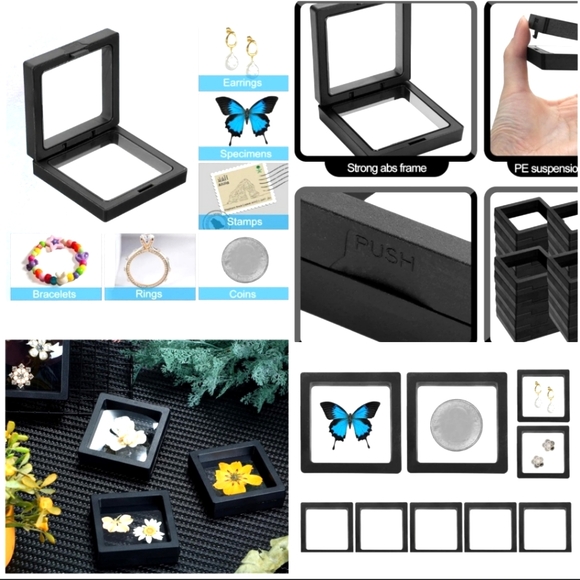 Storage & Organization | New 9 Storage Box Floating Display Cases Frame ...